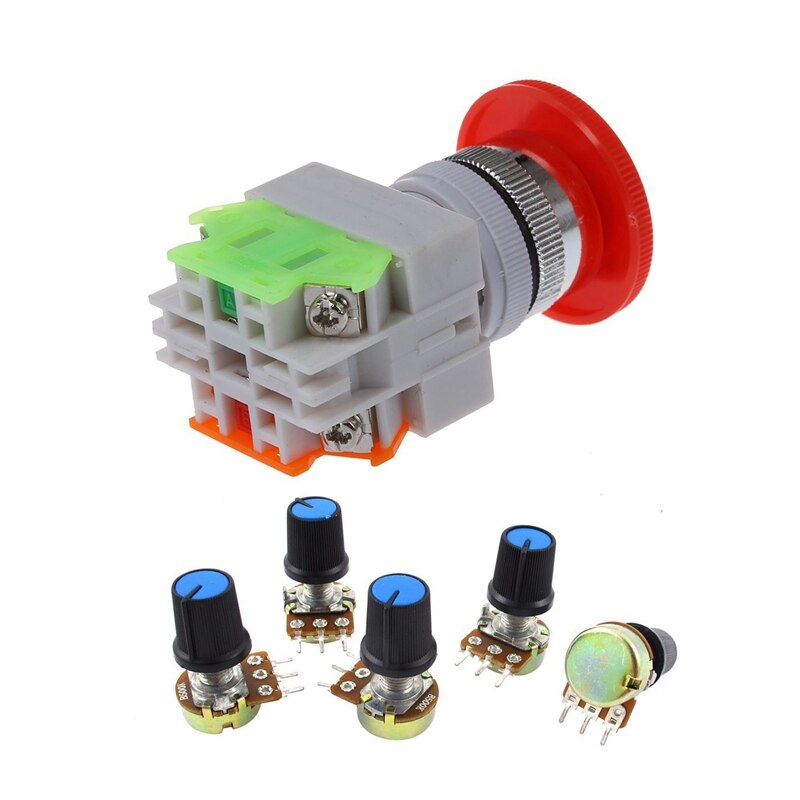 1Pcs 600V 10A Emergency Stop Switch Push Button & ... – Grandado
