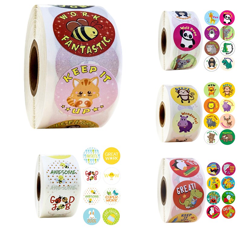 500pcs cute cartoon animals stickers journal scrap... – Vicedeal