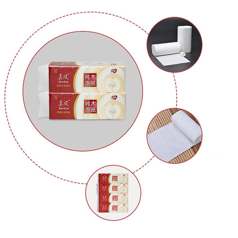 Household Paper Roll Original Wood Pulp Fine And S... – Grandado