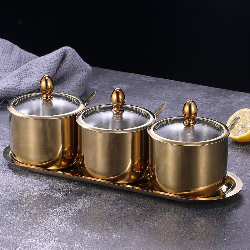 Stainless Steel Seasoning Containers Spices Organi... – Grandado