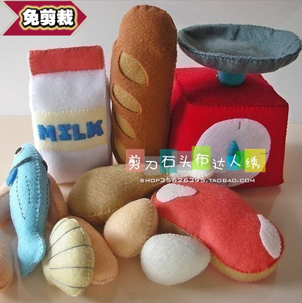 Gourmet toys fruit basket Felt kit Non-woven cloth... – Grandado