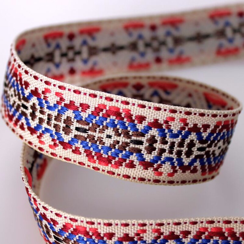 5 Yards Ethnic Jacquard Webbing Fine Webbing Trim ... – Grandado