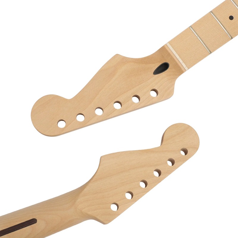 [Matte] 22 Frets ST Electric Guitar Neck Maple Fin... – Grandado