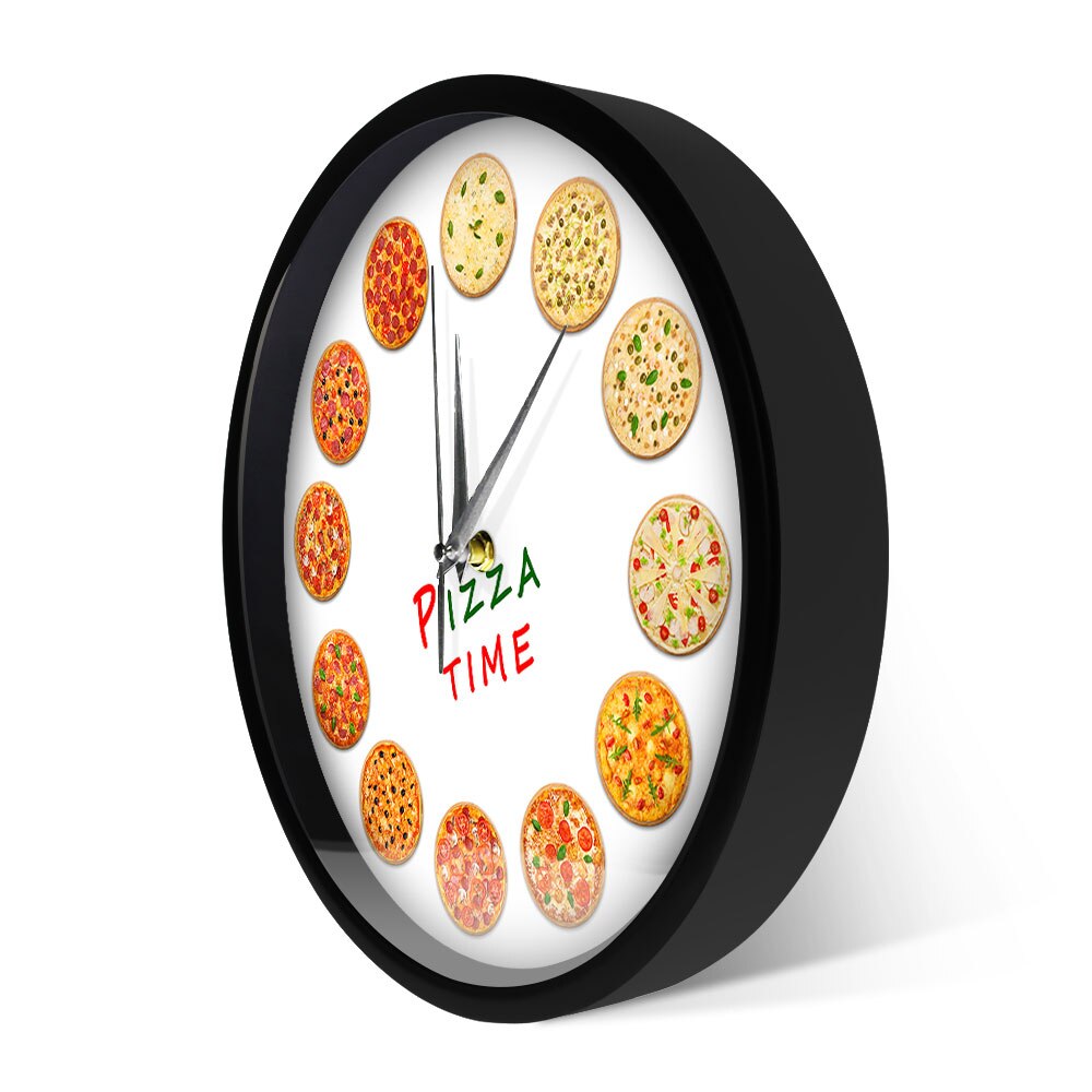 Italian Food Wall Clock with LED Time For Differen... – Grandado