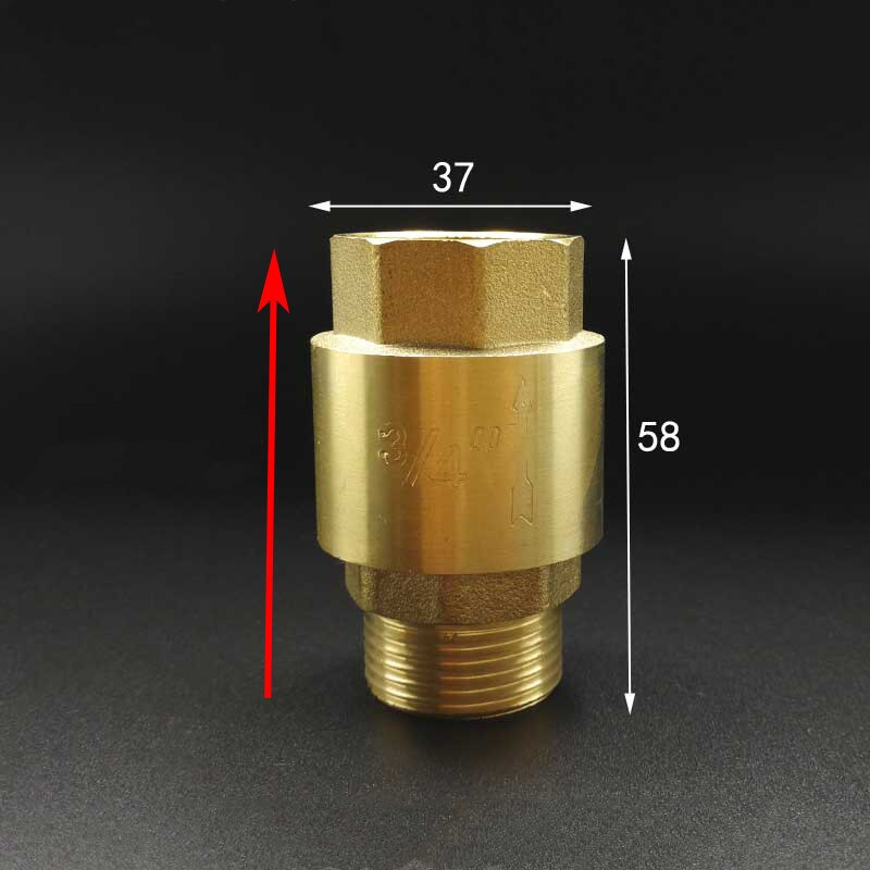 1/2 "3/4" 1 "Bsp Buitendraad Messing Verticale Lif... – Vicedeal