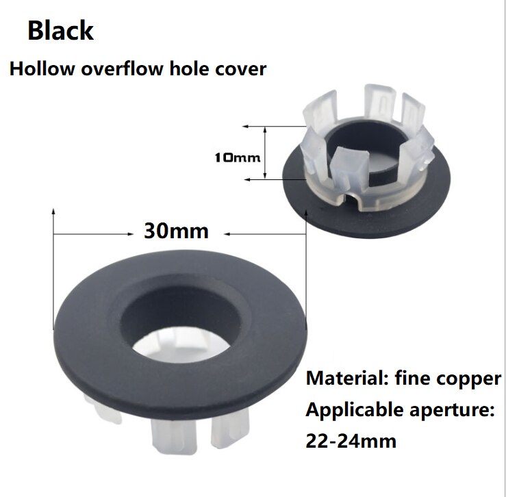 Universal washbasin overflow decorative cover basi... – Vicedeal