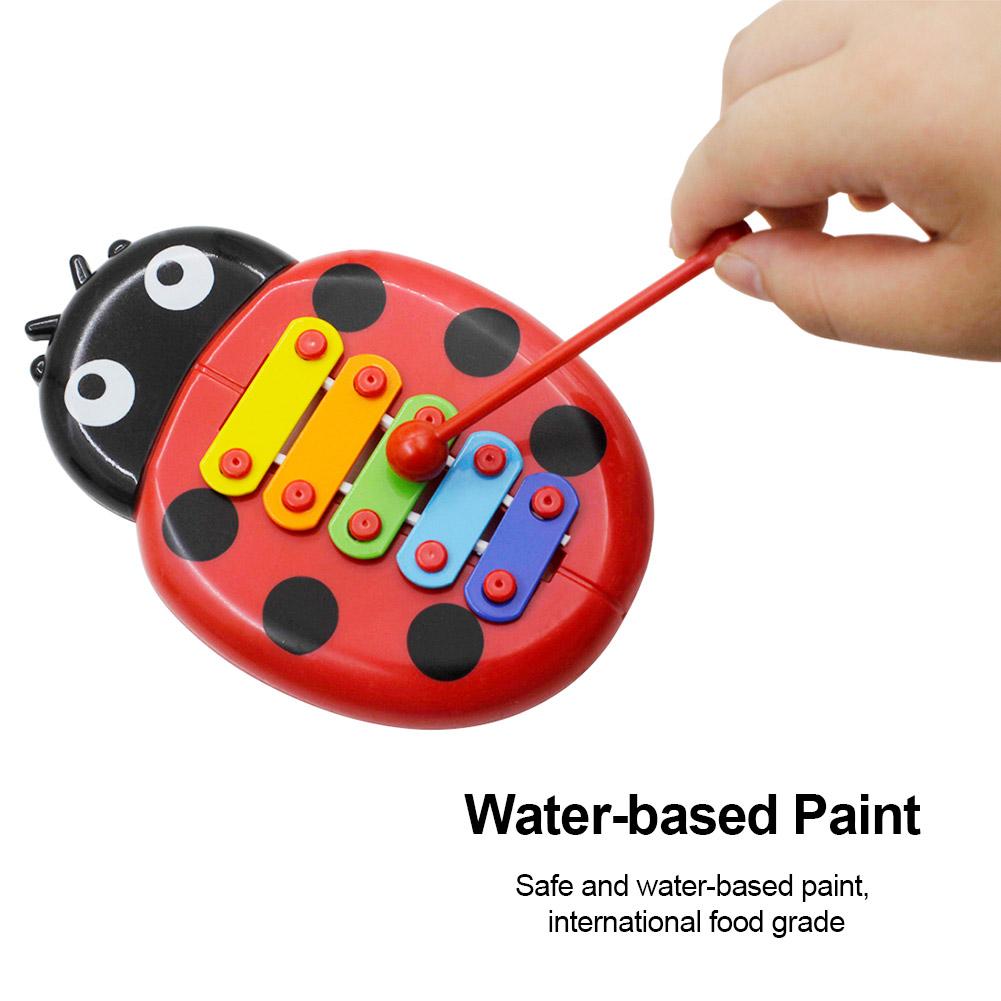 Cute Cartoon Ladybird Five-Note Musical Toy Alumin... – Grandado