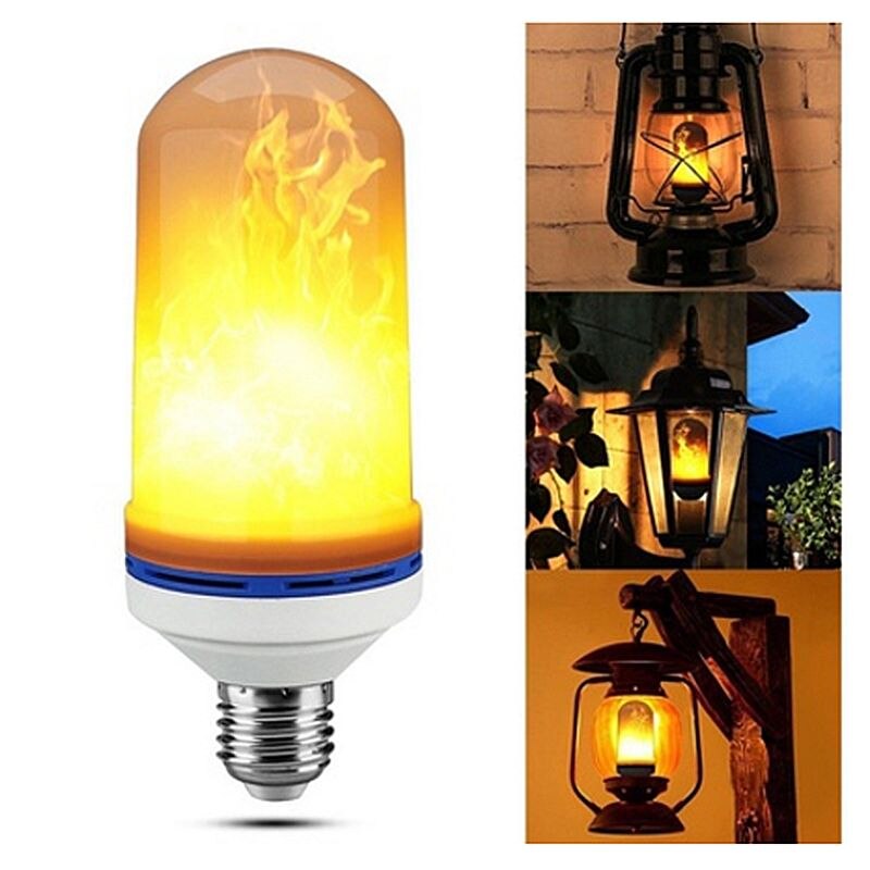 Led Vlam Licht Lampen Fire Flikkeren Effect Lamp D... – Vicedeal