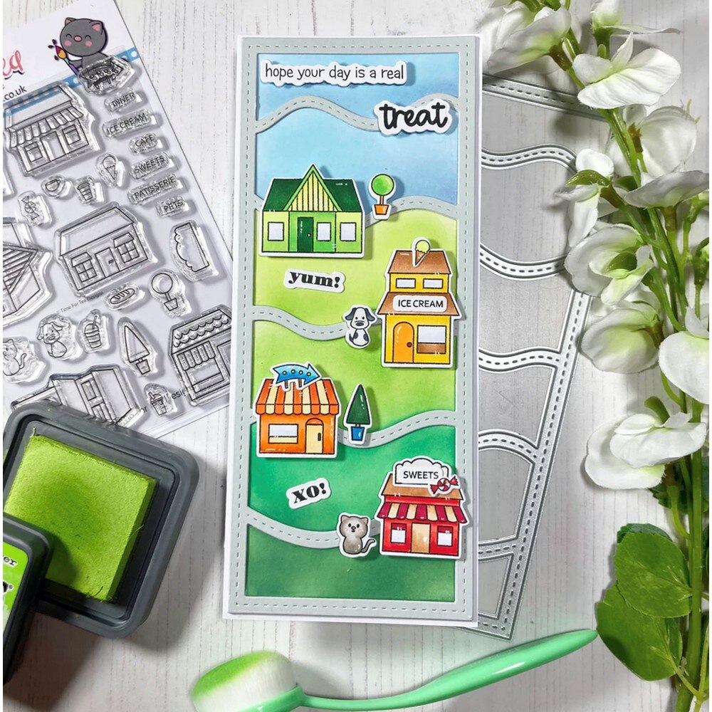 Wavy Line Metal Cutting Dies Scrapbook Diary Decor... – Vicedeal