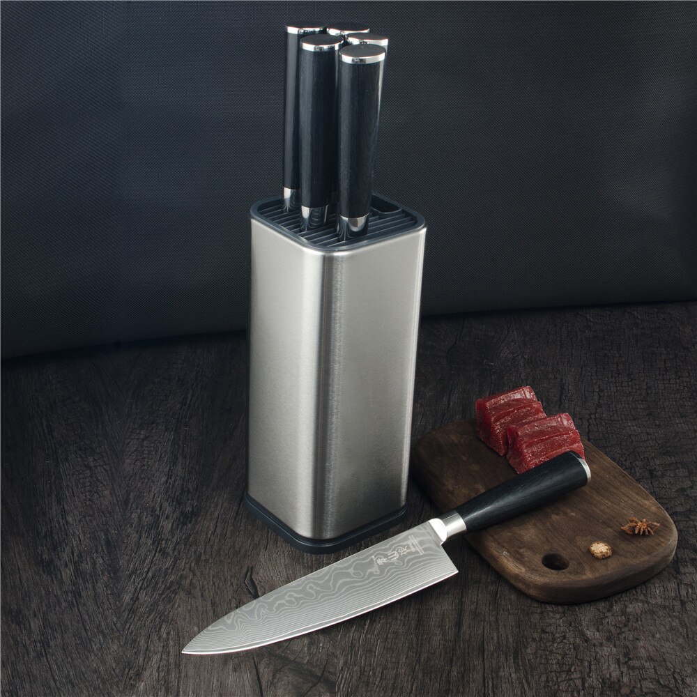 Damask 8 inch Knife Stand Block For Kitchen Knives... – Vicedeal