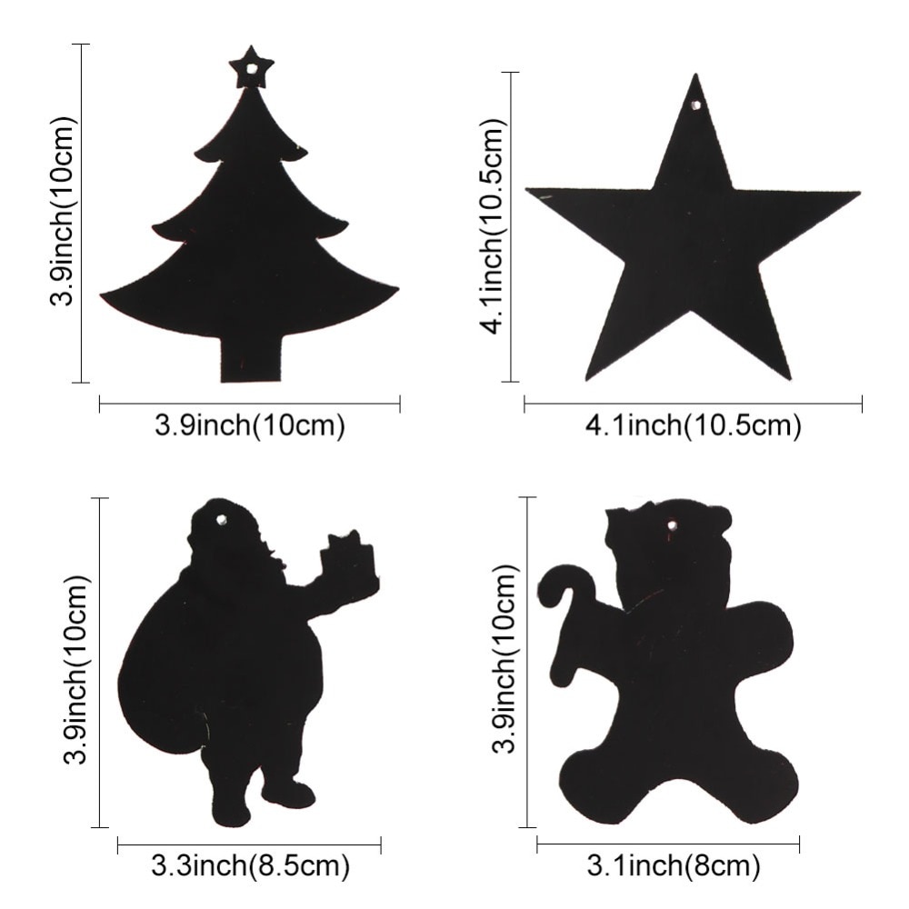 OurWarm 24pcs Christmas Ornaments DIY Paper Magic ... – Vicedeal