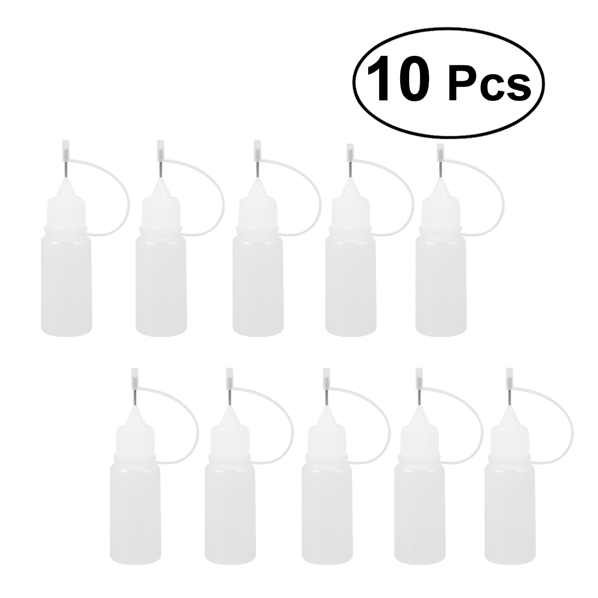 10Pcs 10Ml Naald Lijm Fles Applicator Diy Quilling... – Grandado