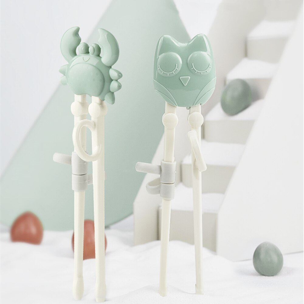 Bc Babycare 1 Pair Baby Chopsticks Kids Animals Re... – Grandado