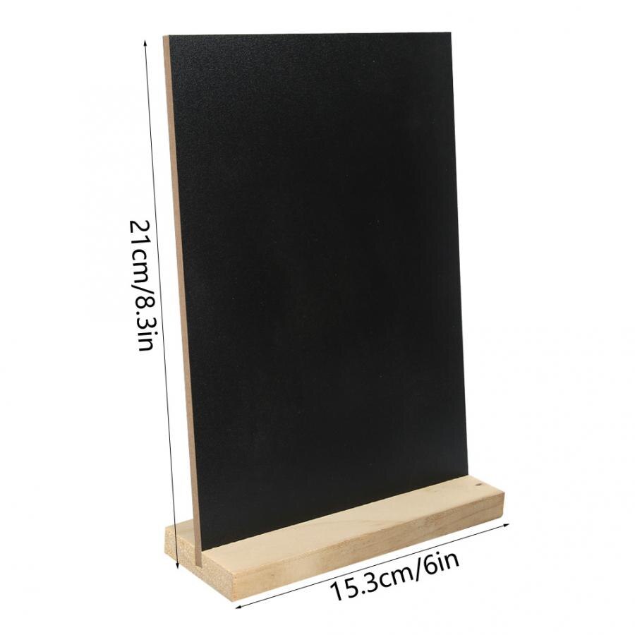 4Set Garden Wooden Blackboard Tablet Rectangular S... – Grandado