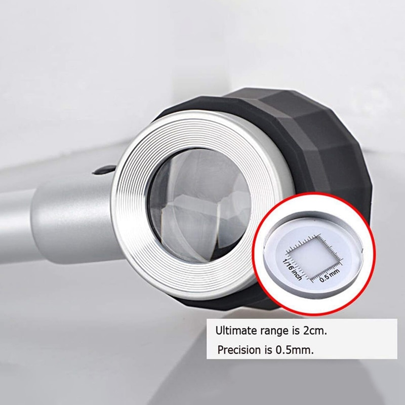 TOP Handheld 45X Folding Linen Tester Metal Magnif... – Grandado