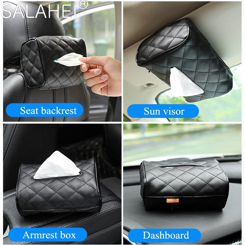 Multifunctional Car Tissue Box Car Case Napkin Sty... – Grandado