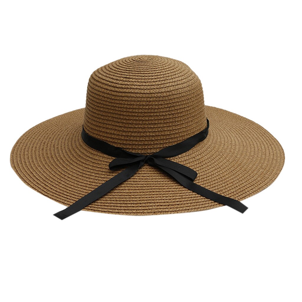 Sombrero de playa de ala ancha y grande para mujer... – Grandado