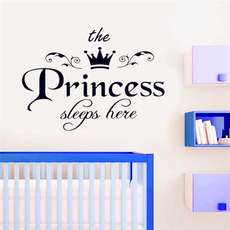 Princess PVC home decoration wall stickers door st... – Grandado