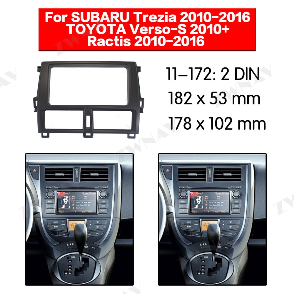 Radio Facia Voor SUBARU Trezia/Ractis /TOYOTA Vers... – Grandado