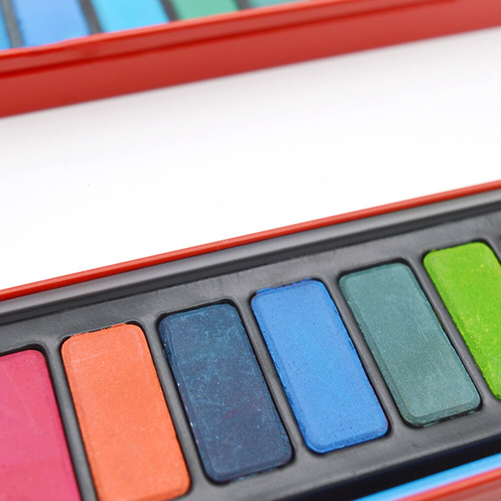 Watercolor Pigment Solid Set 12/18/24 Color Beginn... – Vicedeal