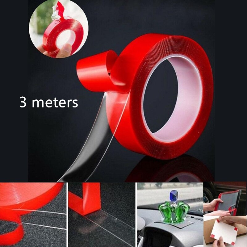 1 Roll 5Meters Color Tape Magic Glue Self-Adhesive... – Grandado