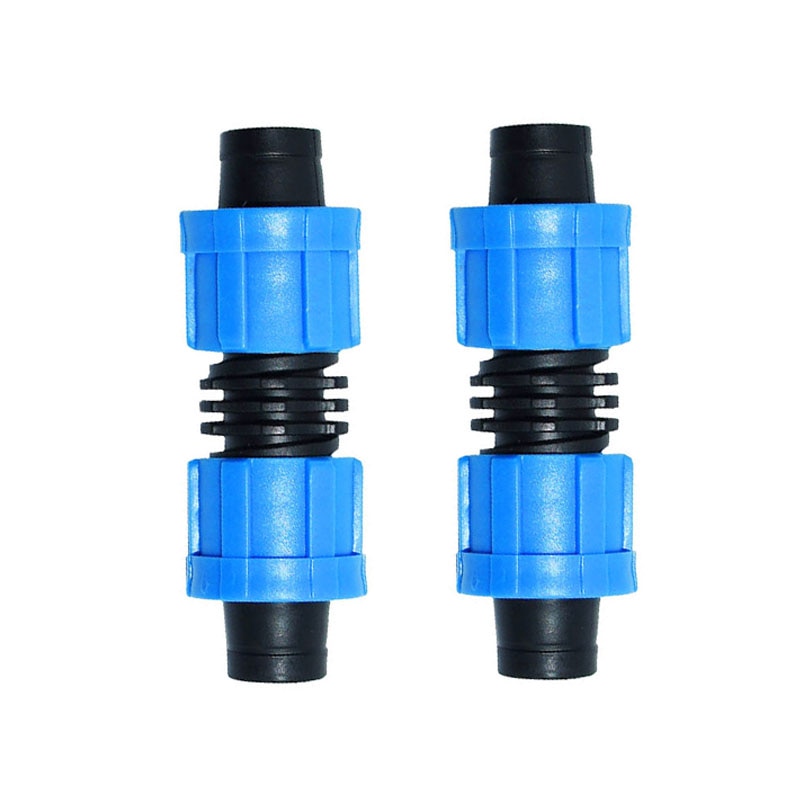 16mm drip tape connector lock nut hose repair 2-wa... – Vicedeal