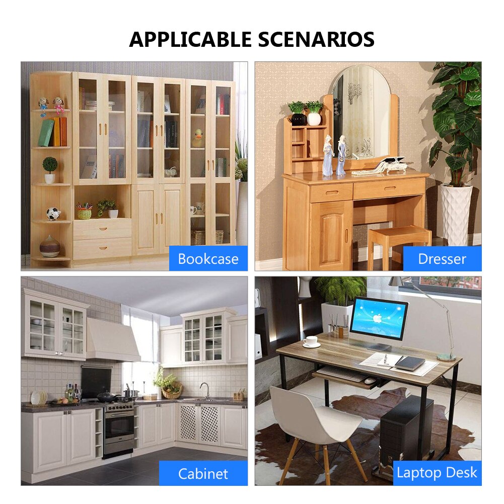 ETUUD 1 Pair Furniture Sliding Rail 2 Sections, 17... – Grandado