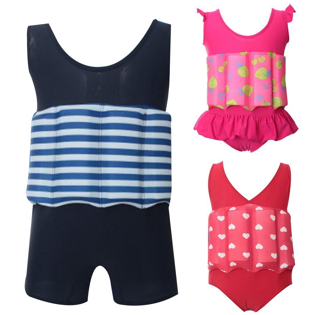 Kids Girls Boys Round Neck Sleeveless Summer Strip... – Grandado