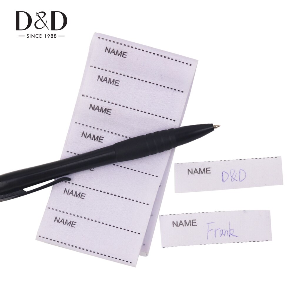 200pcs white name tag laundry marker custom labels... – Vicedeal