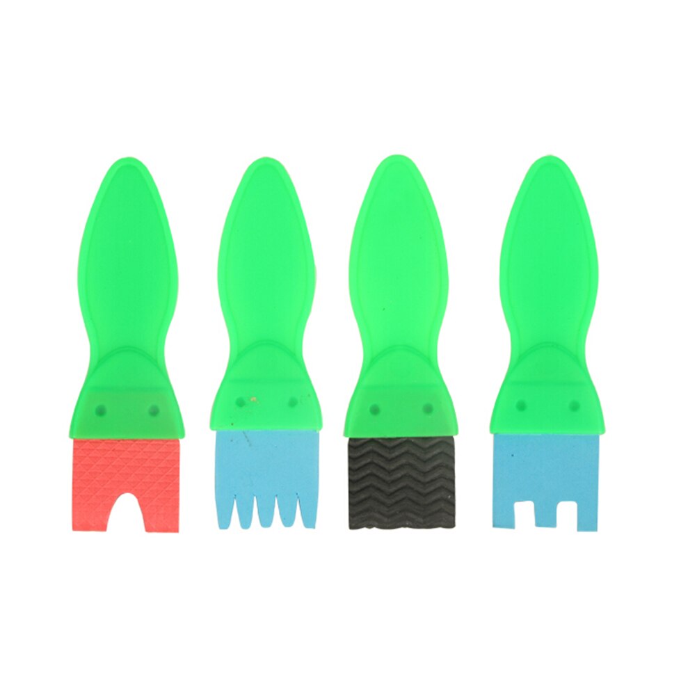 4 Stks/set Diy Graffiti Spons Art Supplies Borstel... – Grandado