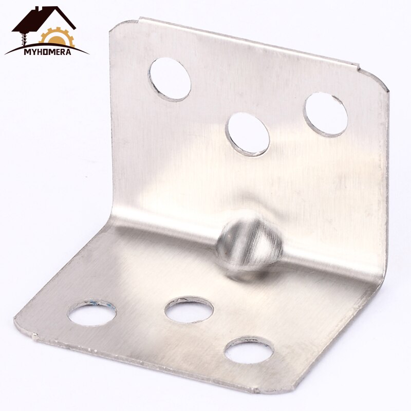 Myhomera 2Pcs Stainless Steel Corner Bracket Conne... – Grandado