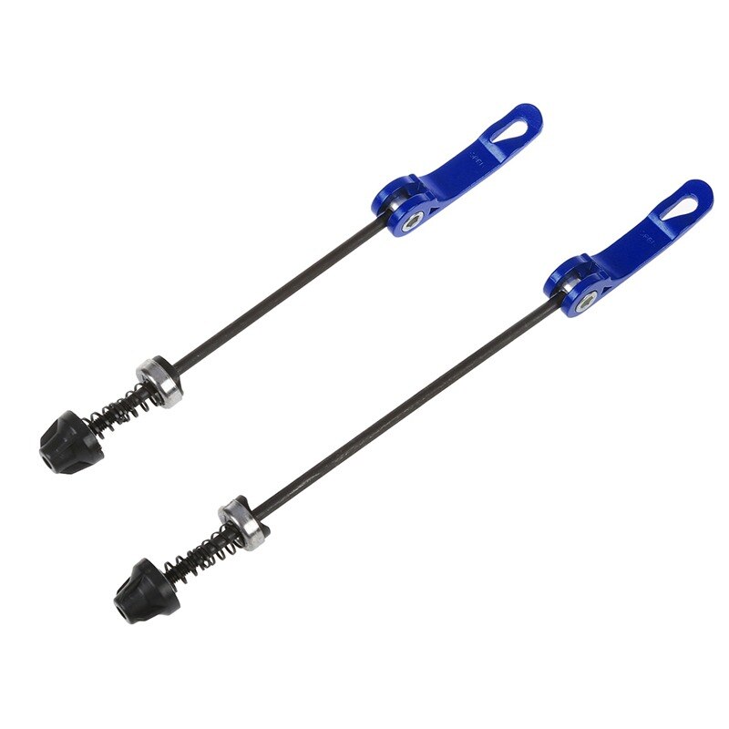 Set of locks Quick Release Front Rear Hub Blue for MTB BIKE – Grandado