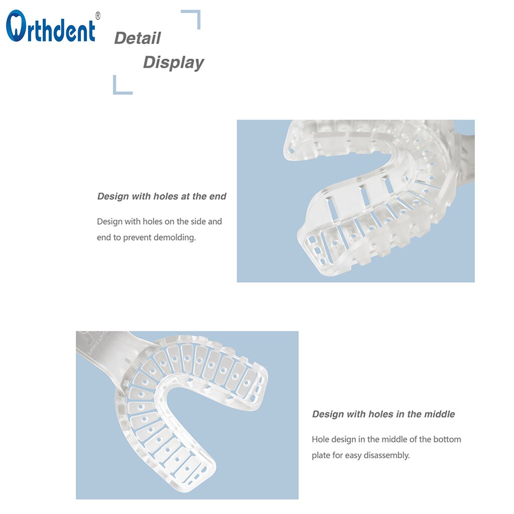 6 Pcs/Set Dental Implant Tray Autoclavable Transpa... – Grandado