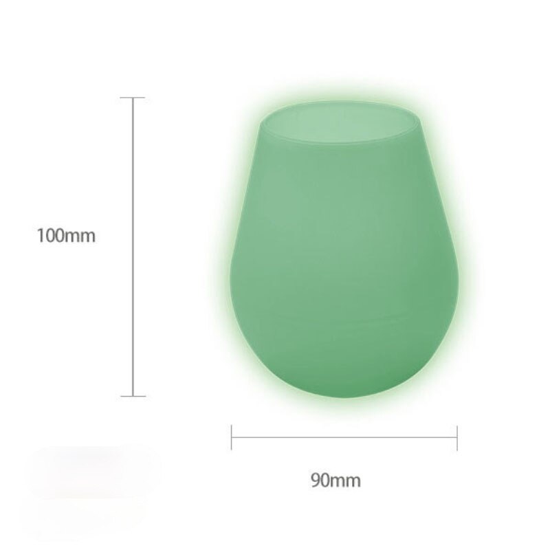 Silicone Luminous Wine Glass Portable Travel Cups ... – Vicedeal