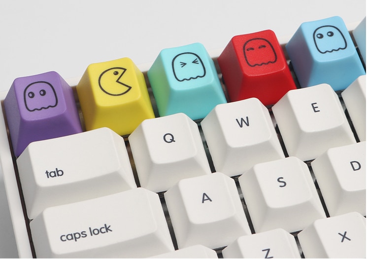 Dyesub artisan keycap cherry profile R4 keycaps fo... – Grandado