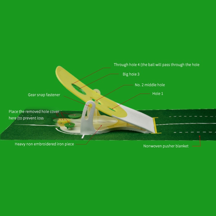 Portable Roll Up Accurate Golf Club Putt Trainer P... – Grandado