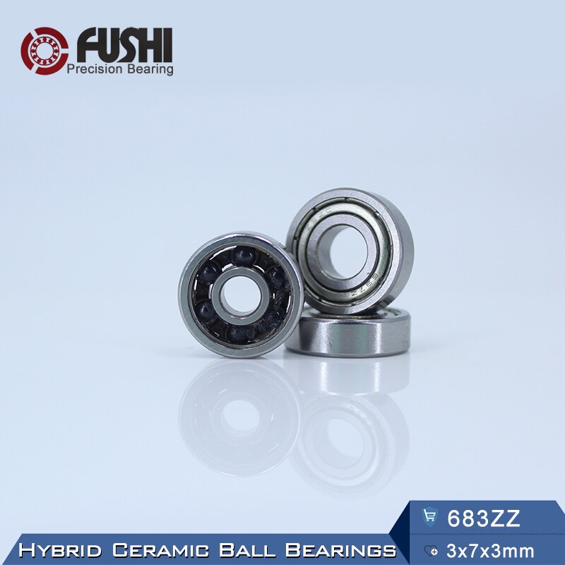 683 Hybrid Ceramic Bearing 3*7*3 mm ABEC-1 ( 1 PC)... – Grandado