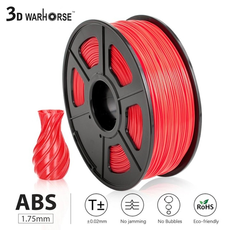 3D Printing Filament ABS 1kg 1.75mm Spool Black Gr... – Grandado