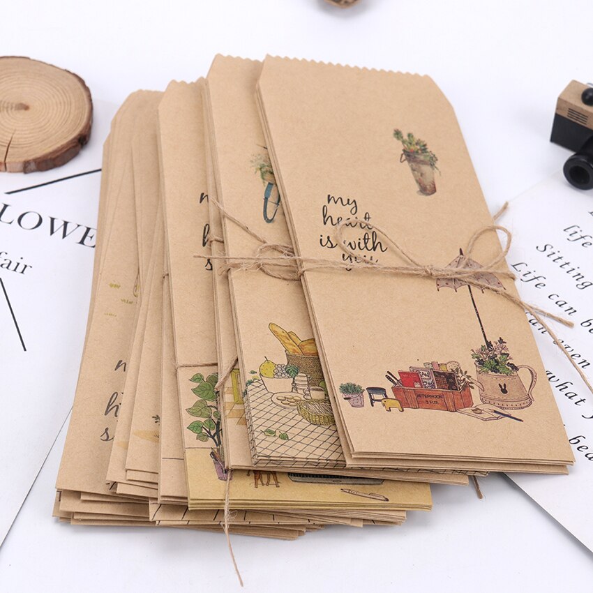 5PCS Those Little Things Cute Paper Envelopes Kraf... – Grandado