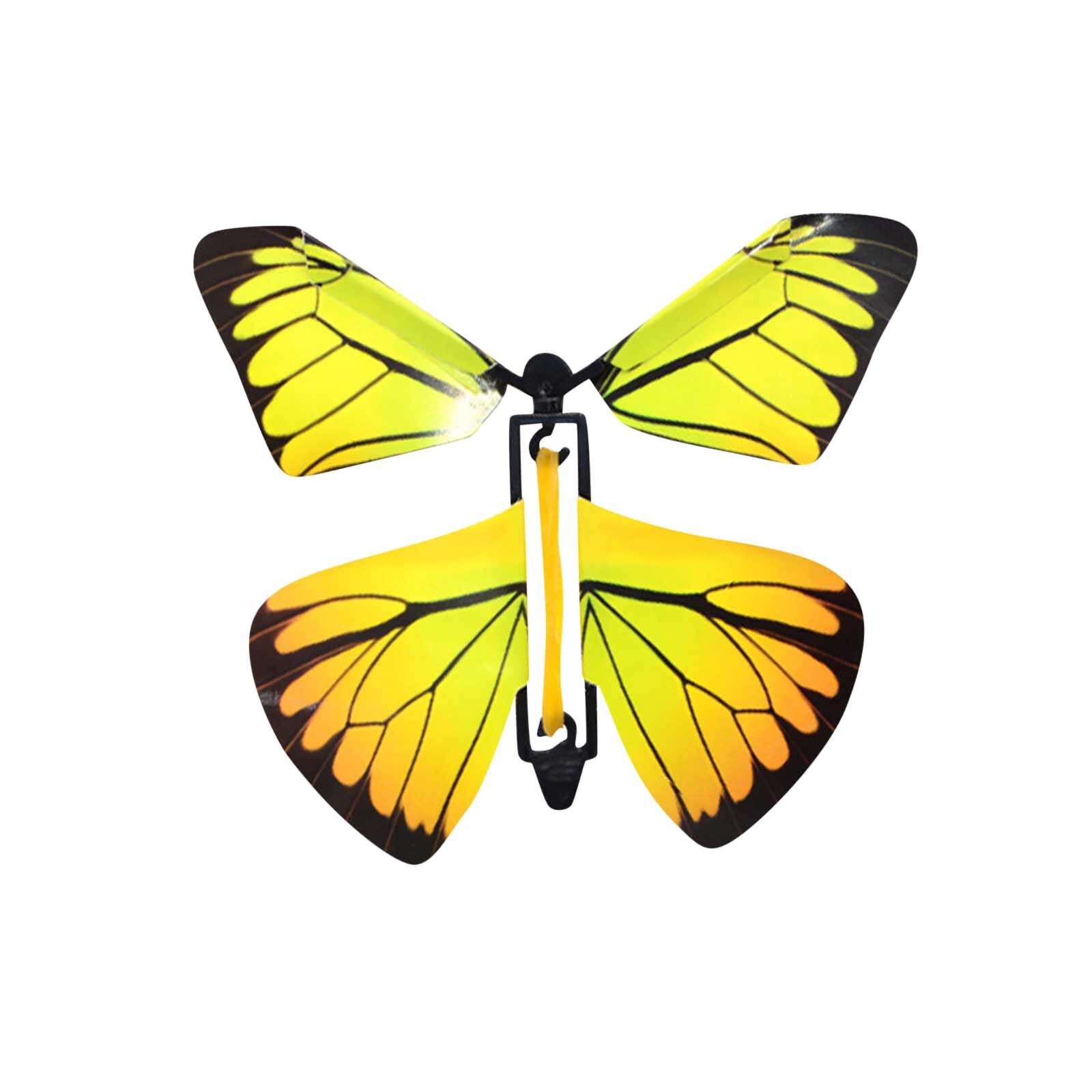 Wrap Magic Flying Butterfly Clockwork Rubber Band ... – Grandado