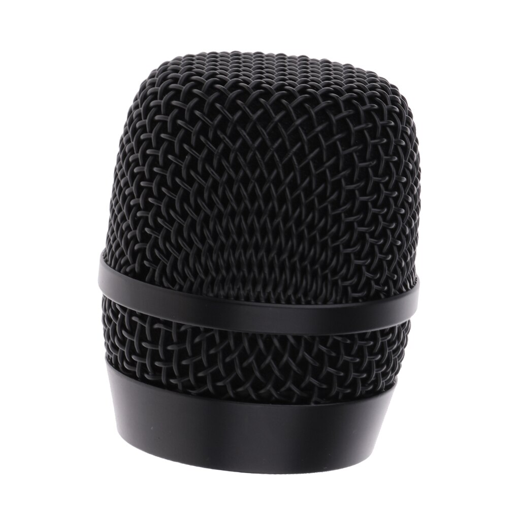 Black Steel Microphone Grill Ball Head Rust Resist... – Grandado