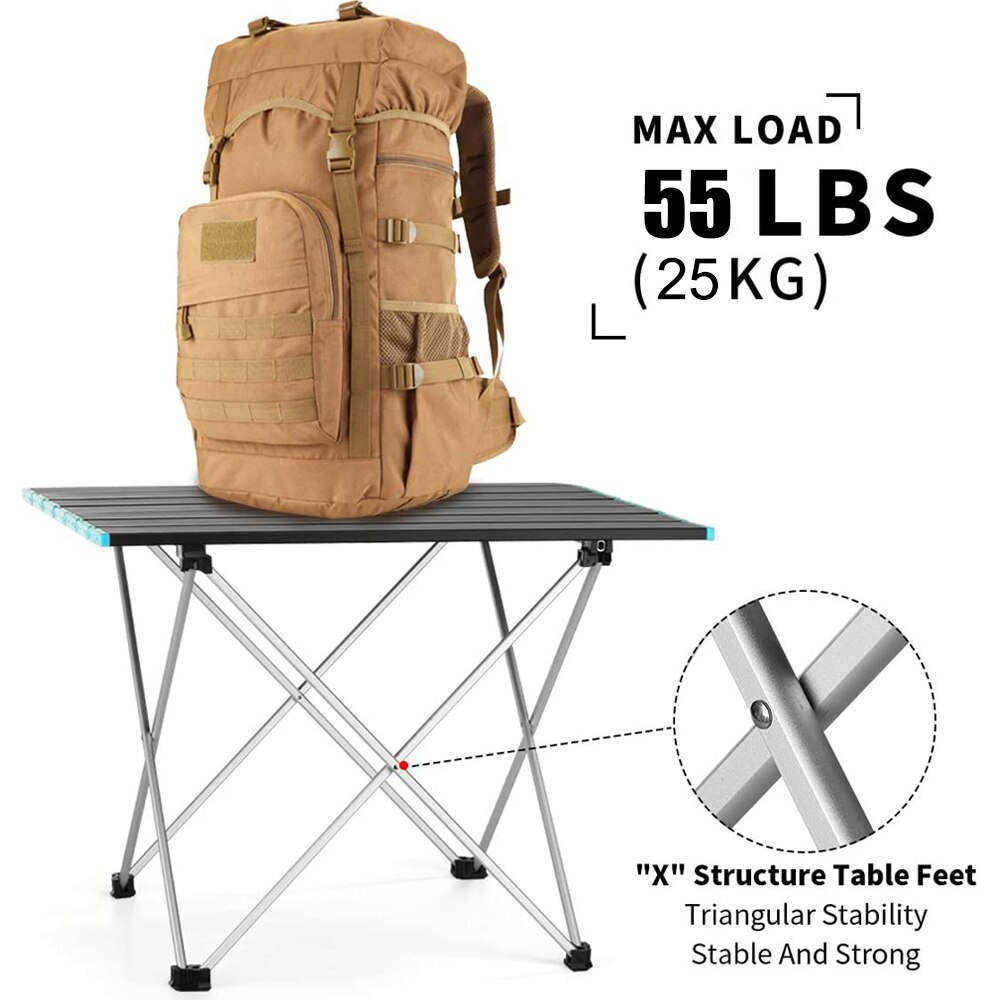 Portable Foldable Table Outdoor Camping Aluminum T... – Grandado