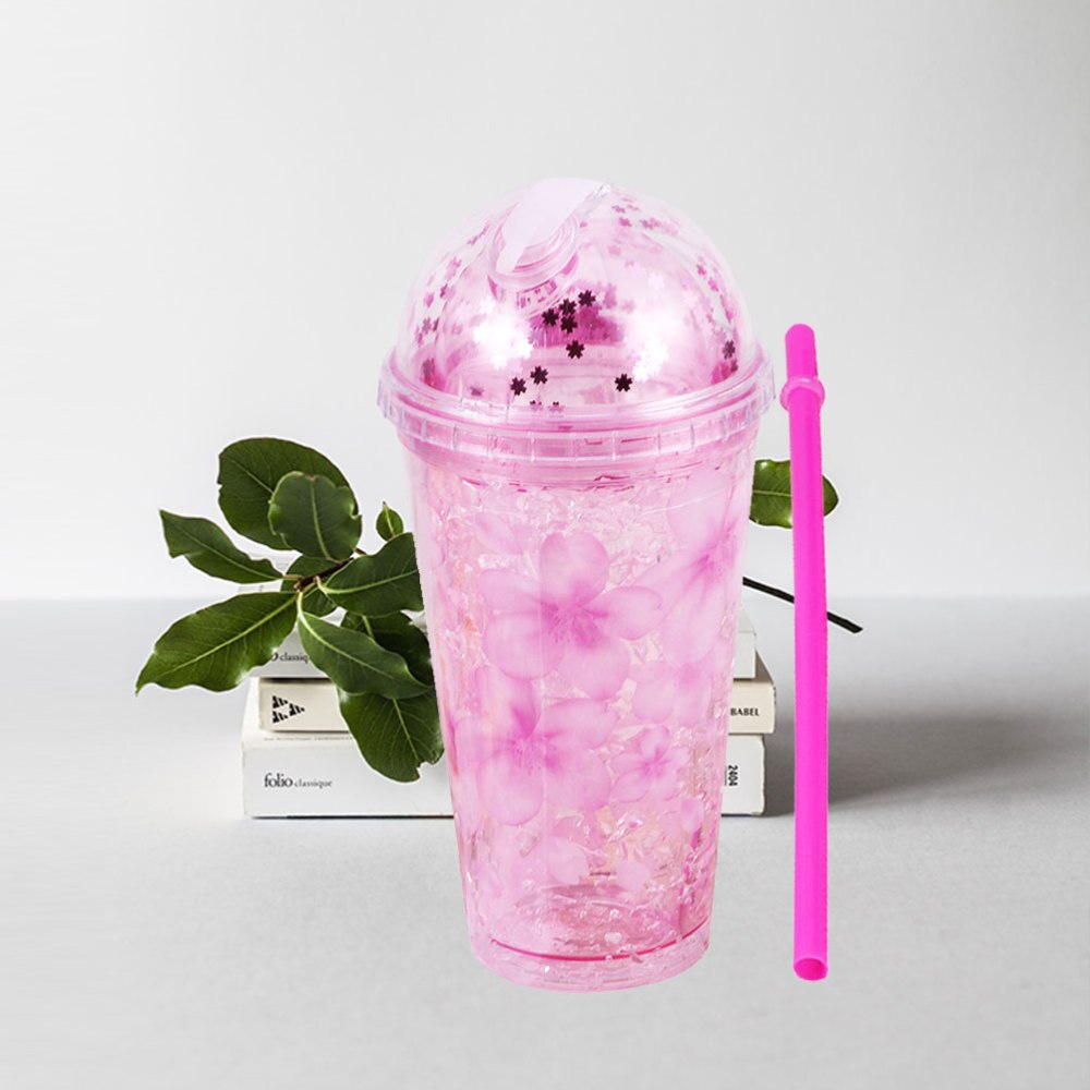 2 Stuks 480Ml Dubbele Koelie Stro Cup Portable Mok... – Grandado