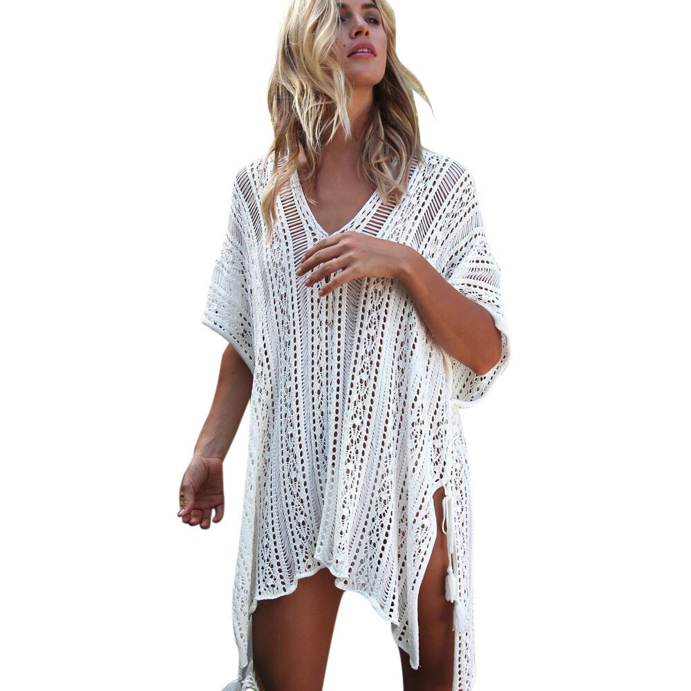 Women Bathing Beach Cover Up Dress Bikini Swimsuit... – Grandado