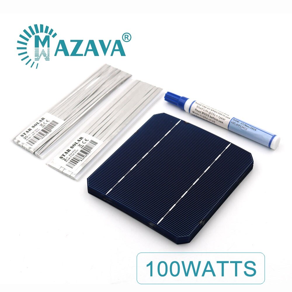 100WATTS 18V DIY Solar Panel 100W 12V Battery Kits... – Grandado