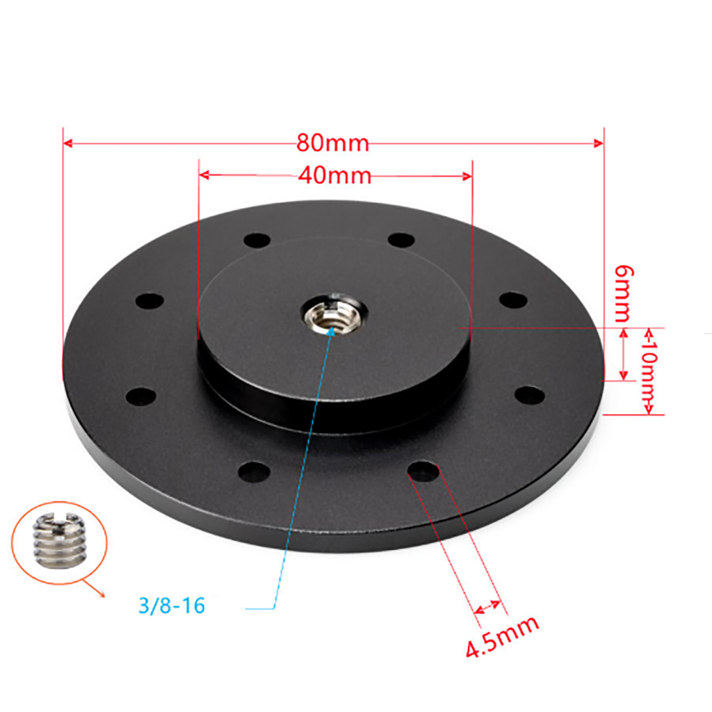 1/4 3/8 stativ Adapter Festen Basis Wand Halter Sp... – Vicedeal