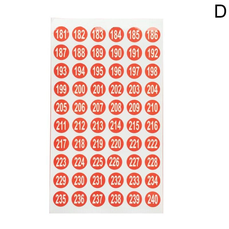 Nummer Label Stickers Voor Diy Craft Zelfklevende ... – Vicedeal
