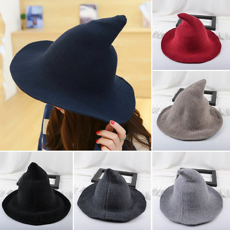 Women Modern Witch Hat Foldable Costume Sharp Poin... – Vicedeal