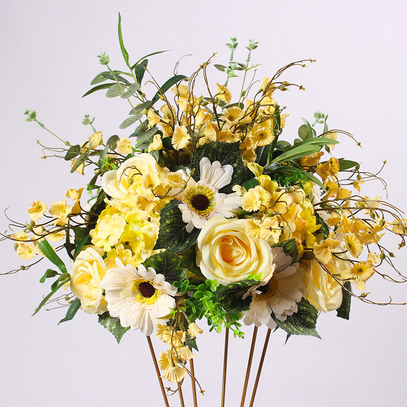 DIY wedding table centrepieces artificial flower b... – Grandado