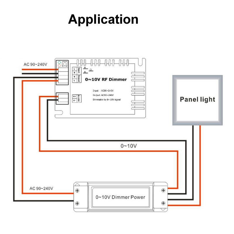 RF Led Dimmer 220v Remote Control Output 0-10v Lig... – Grandado